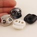 Spring Cord Lock-black/white/silver/gun Black Cord Lock Stopper- Oval ...