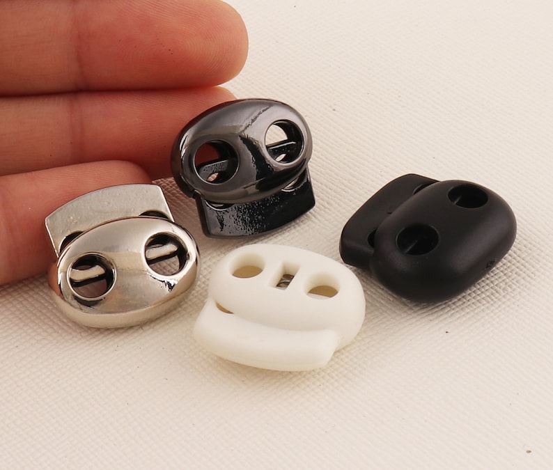 Spring Cord Lock-black/white/silver/gun Black Cord Lock | Etsy