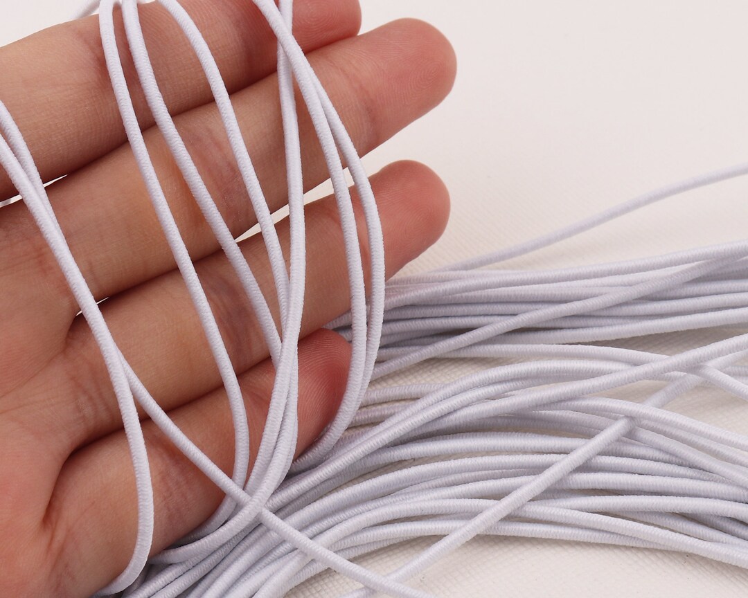 Round Stretch Rope Cord,2mm Sewing Stretch String,20yards Elasticity ...