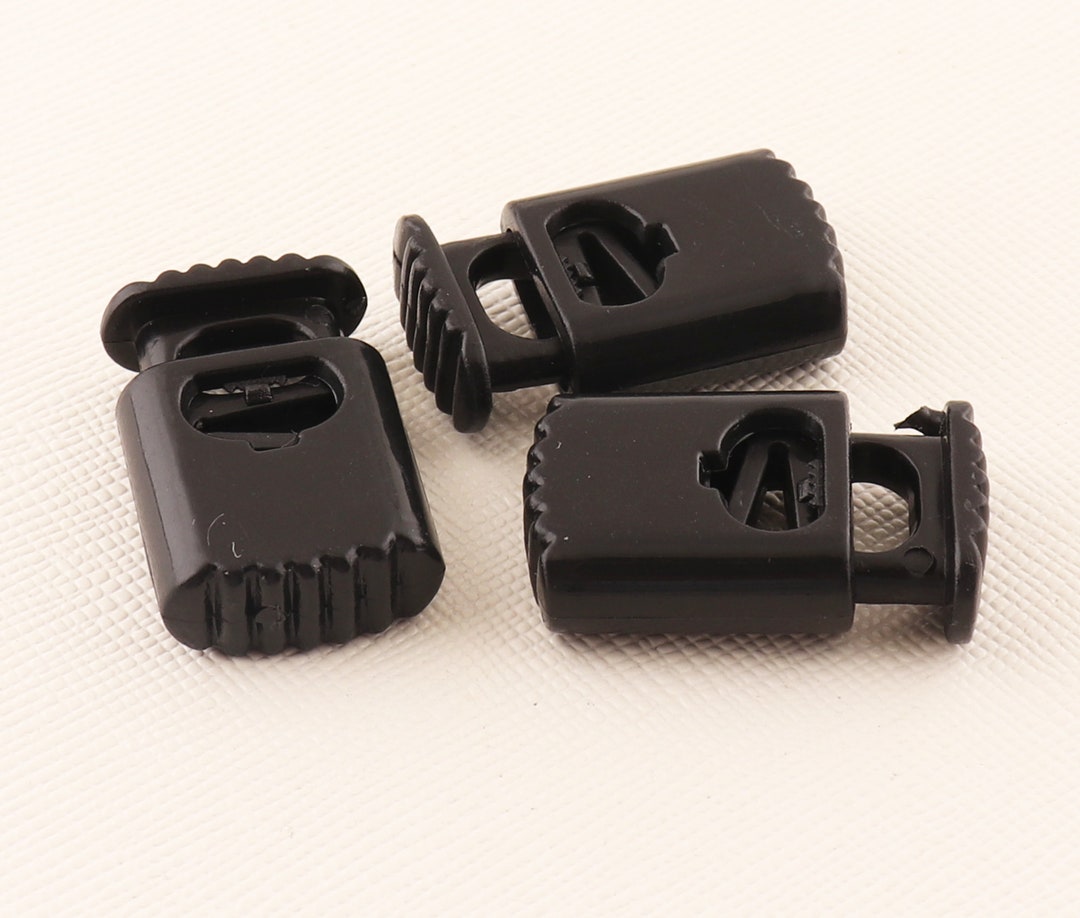 24PCS Cord Stopper Lock End Toggles With Metal Spring,toggle Button ...