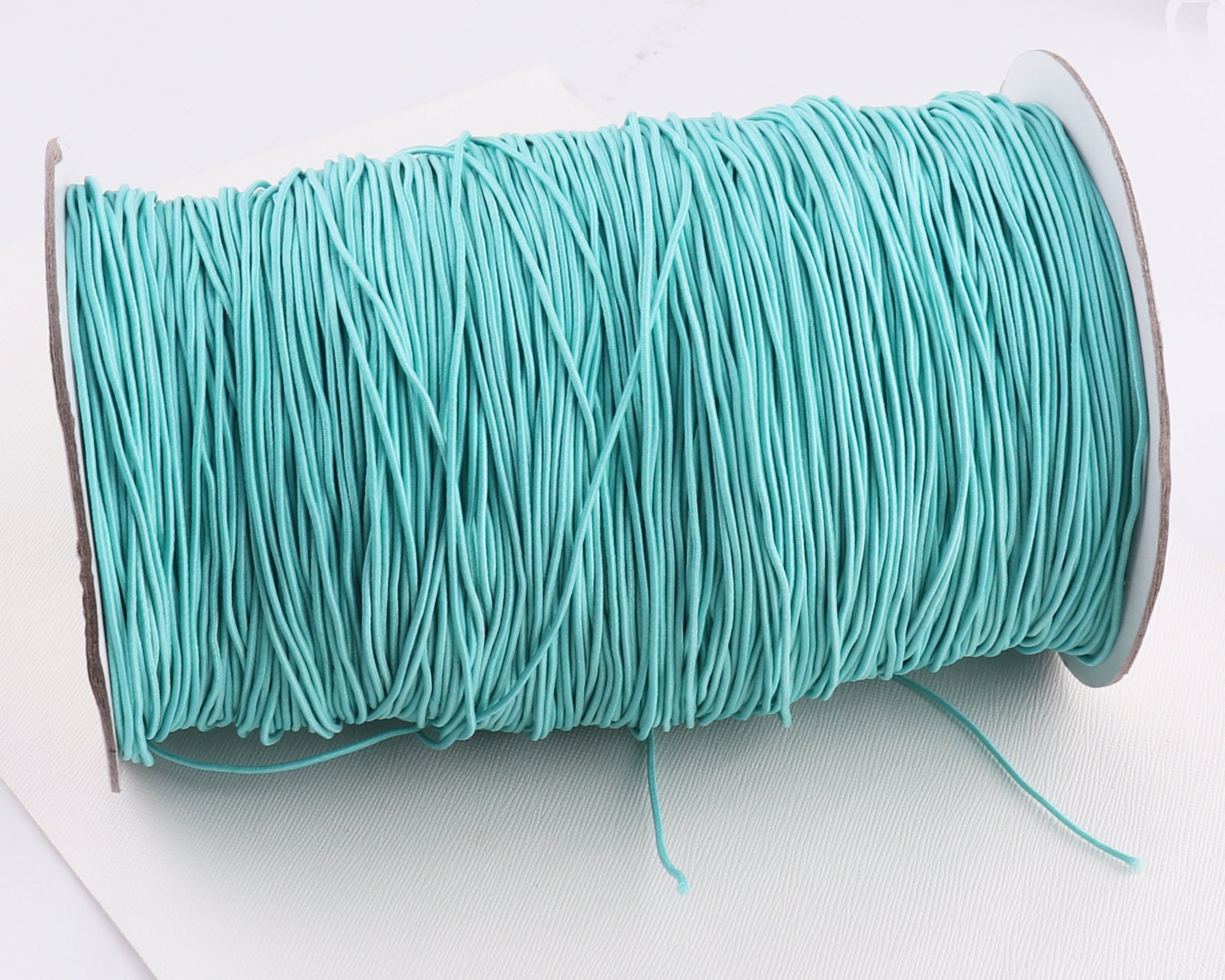 1mm cordón elástico redondo, cinta elástica, 30yards elástico de ...