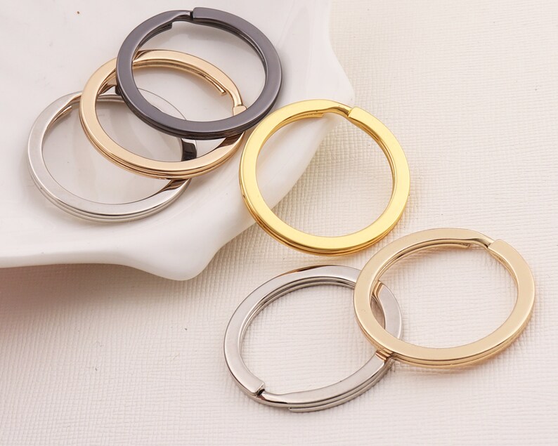 Double Loop Split Rings/keyrings Split Rings/key Ring/key Fob - Etsy
