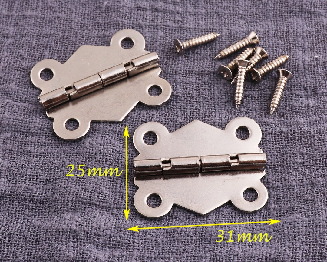 12pcs Parliament Hinges, Metal Small Hinges, 31mm Jewelry Box Hinges ...