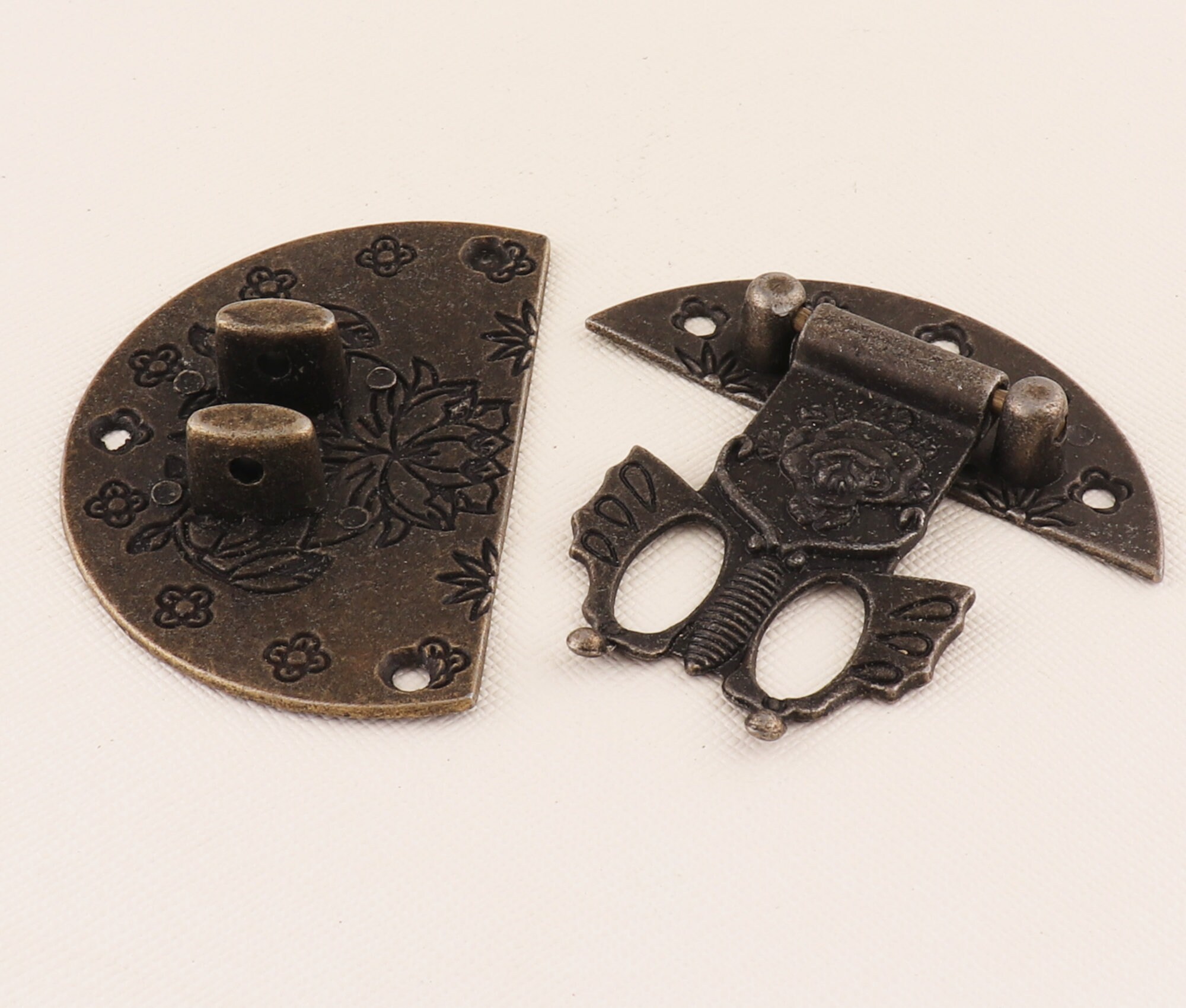 Lock Latchantique Bronze Latch Claspjewelry Box - Etsy