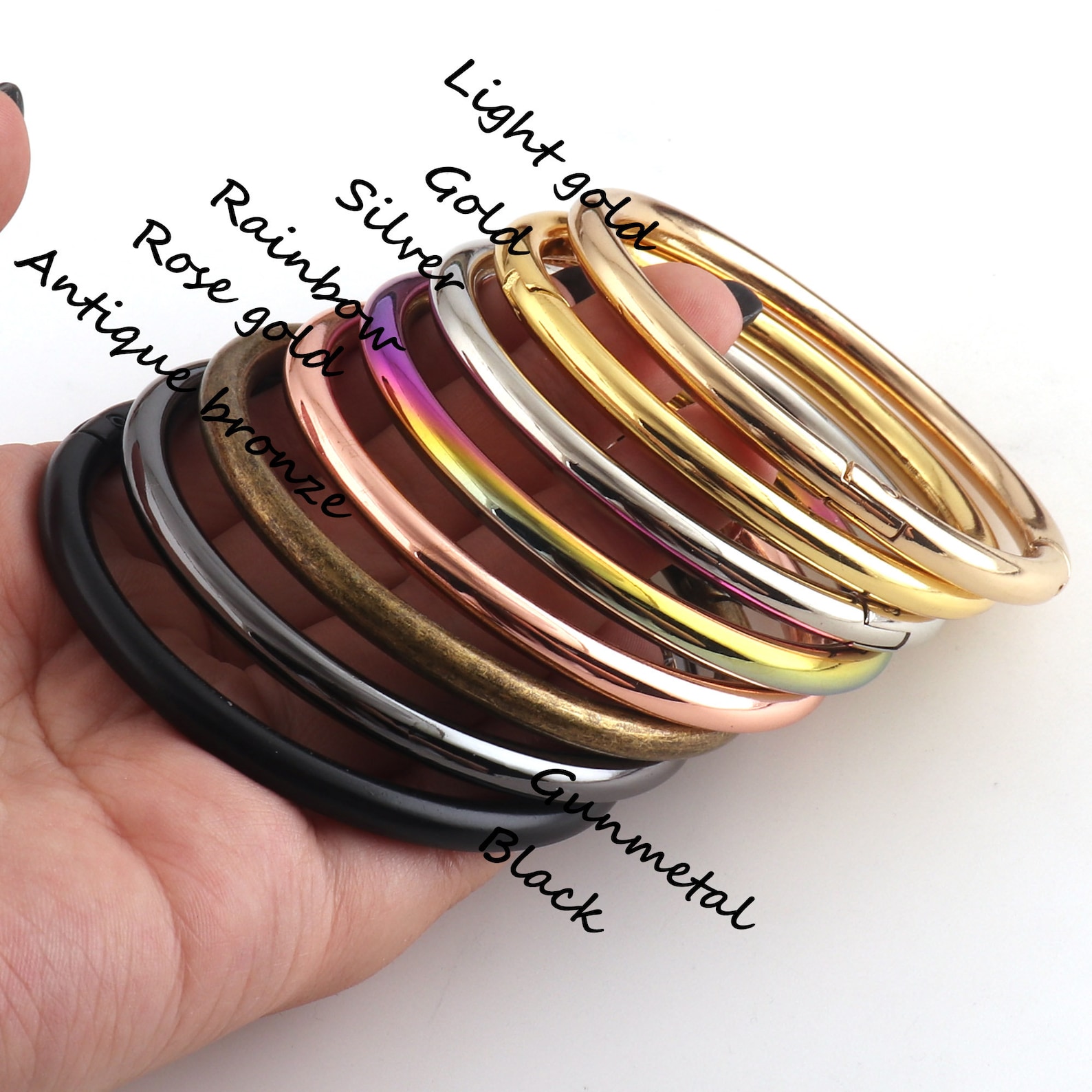 Large Spring Ring 62mm CHOOSE COLOR Extra Large Spring O Ring - Etsy