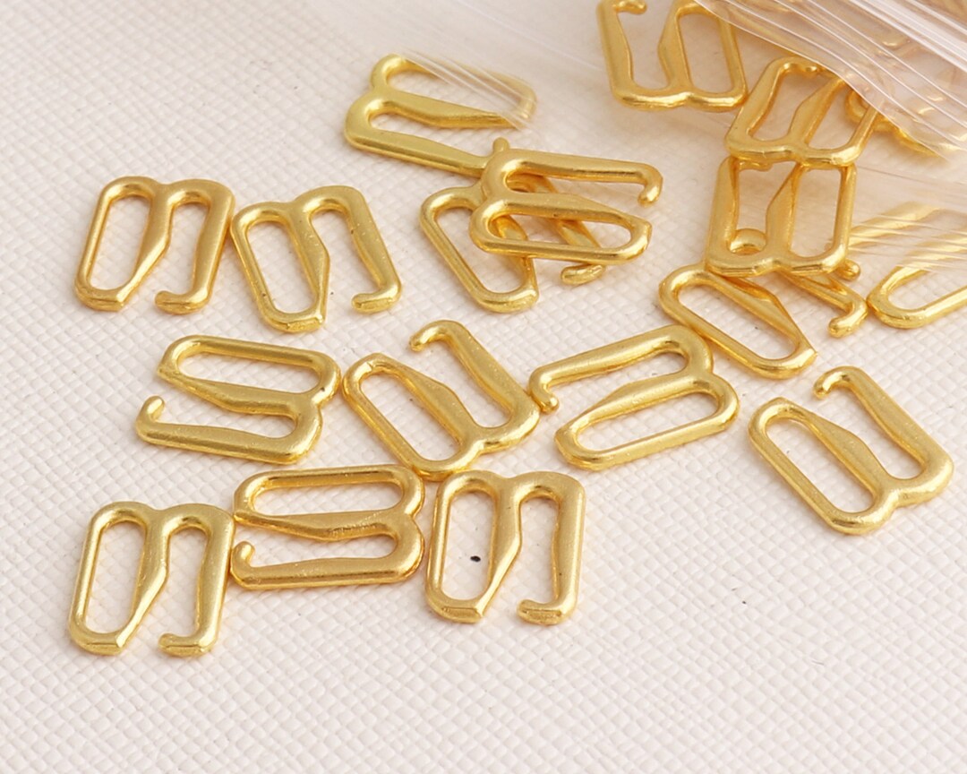 Gold G Hooks,bra Strap Slider G Hooks in Gold, Detachable Straps Bra ...