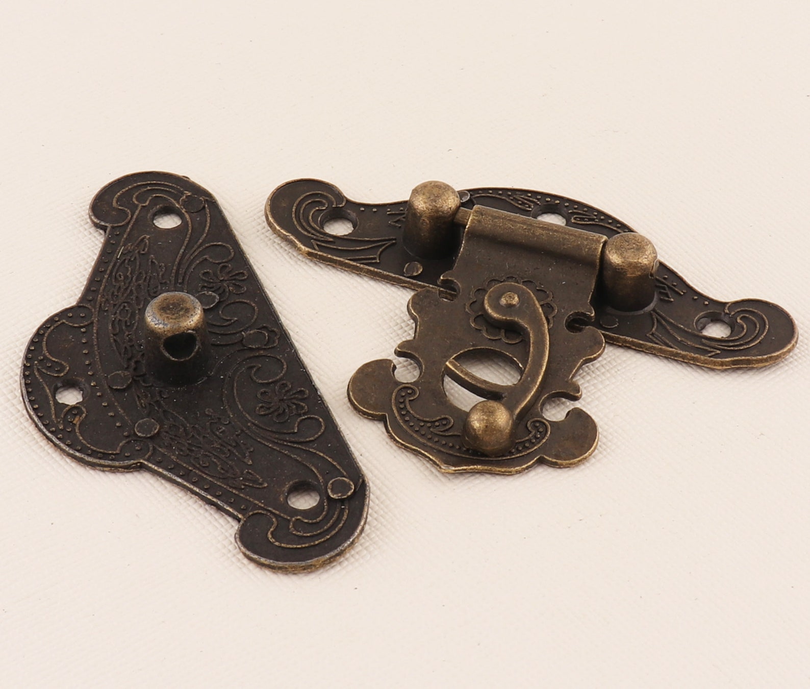 Lock Latchantique Bronze Latch Claspjewelry Box - Etsy