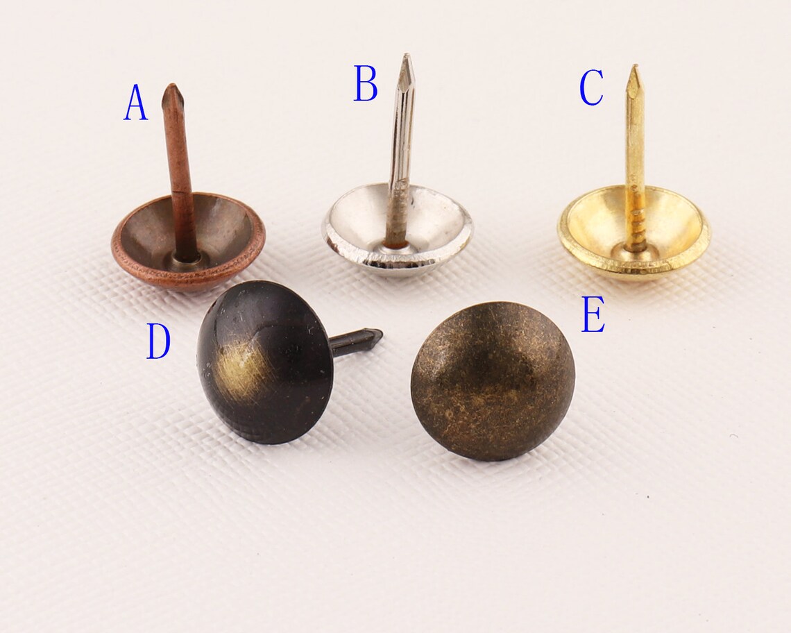 Red Copper/bronze/silver/gold/black Decorative Tacks, 30pcs Upholstery ...