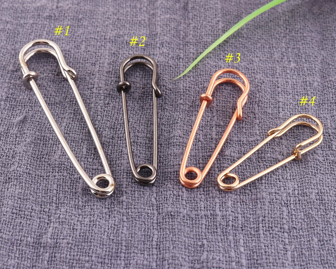Safety Pins, Brooch Pin, Scatter Pin, Silver/black/rose Gold/light Gold ...