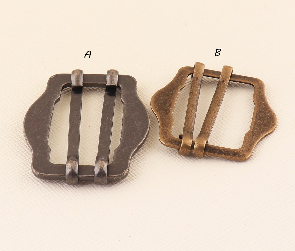 Black/antique Bronze Strap Buckleadjustable Buckleadjuster - Etsy