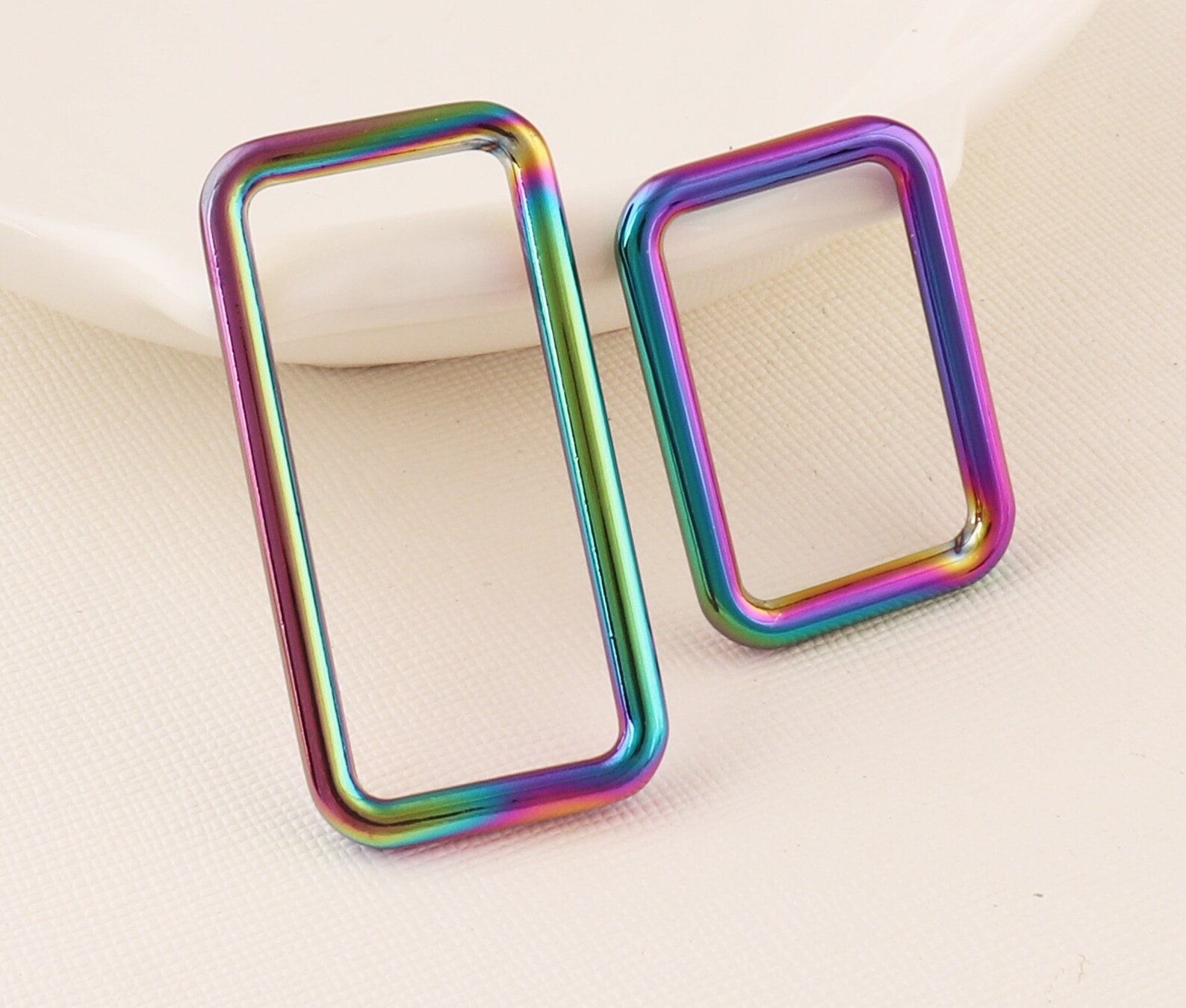 Metal buckleHandbag buckleHandmade buckleRainbow | Etsy