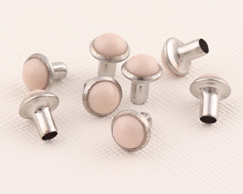 Pink Decorative Rivets 8mm Rivet Studs 50pcs Purse Rivet - Etsy