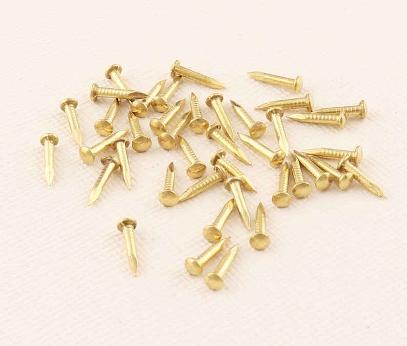 200pcs Gold Flat Head Screws for Small Box Hardware Wood | Etsy