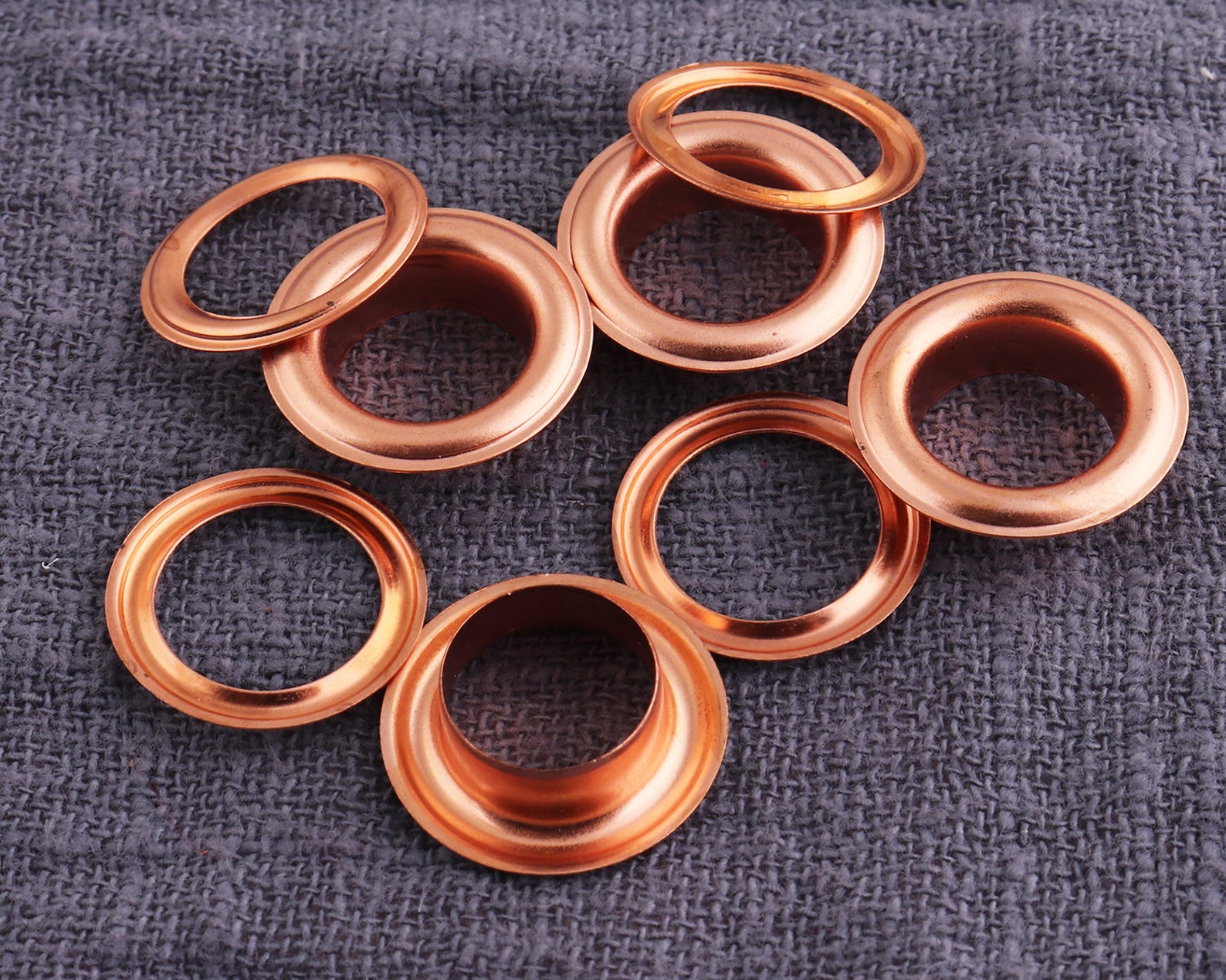 20pcs Rose Gold Eyelet Grommets With Washer Brass Metal - Etsy