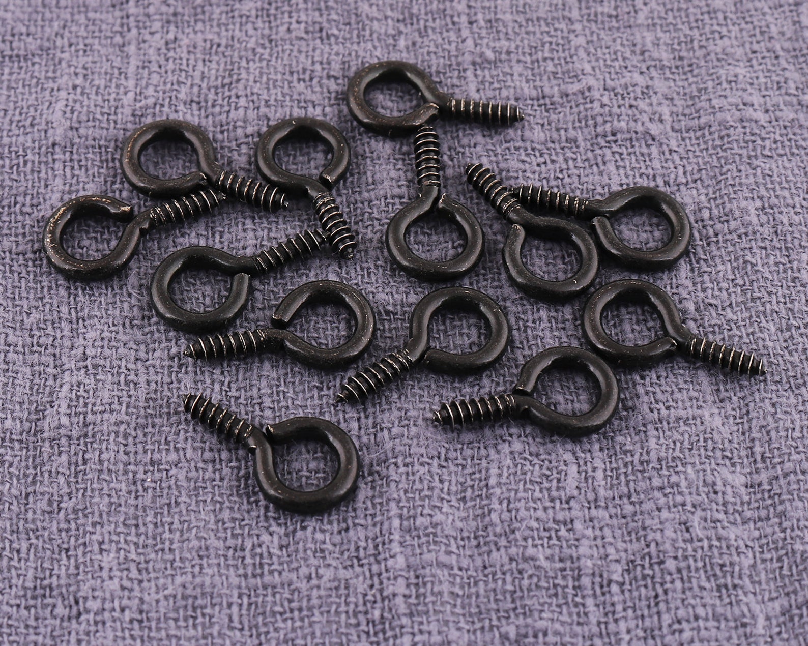 Black Screw Eyelets 100pcs Small Screw 16mmx8mm Screw Studs - Etsy