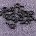 Black Screw Eyelets, 100pcs Small Screw, 16mmx8mm Screw Studs, Screw ...
