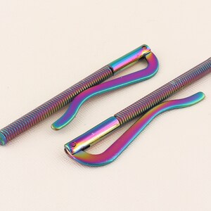 Rainbow Spring Money Clip,spring Money Clip for Wallet,diy Clip Wallet ...