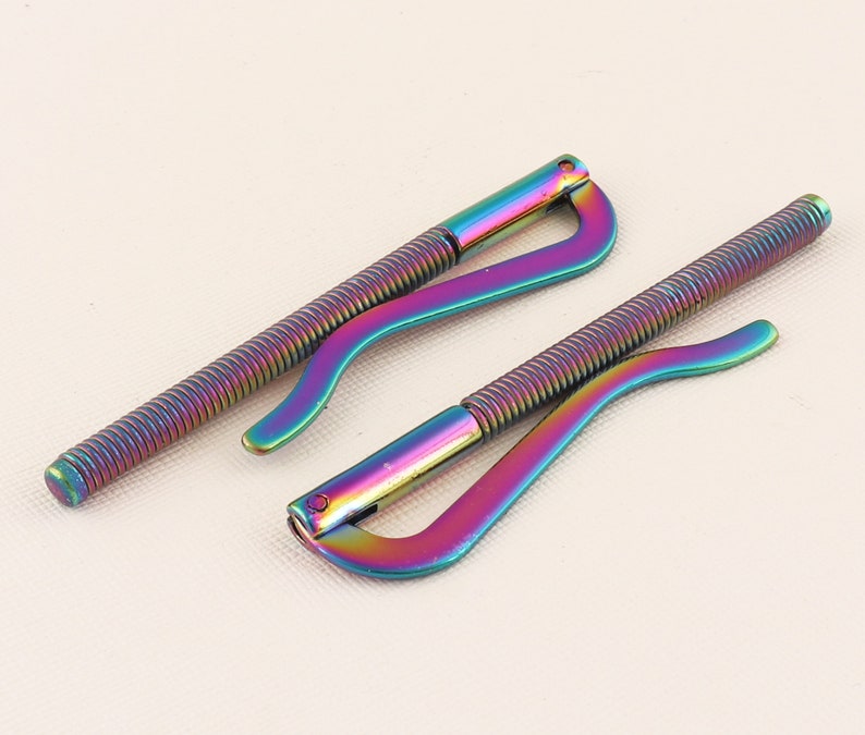 Rainbow Spring Money Clipspring Money Clip for Walletdiy - Etsy