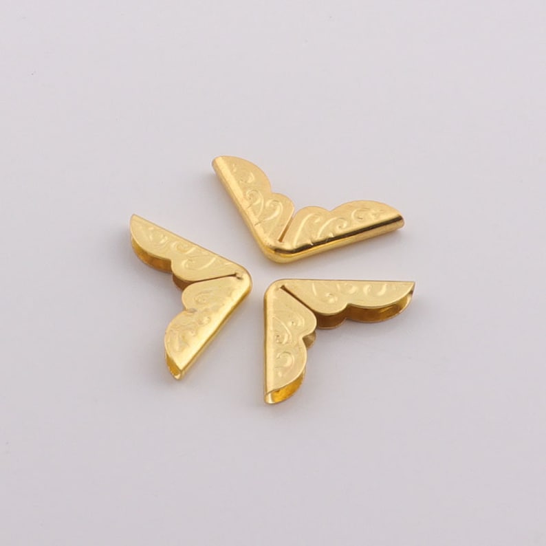 40PCS Gold Book Protect Corners small Notebook Corner Corner - Etsy