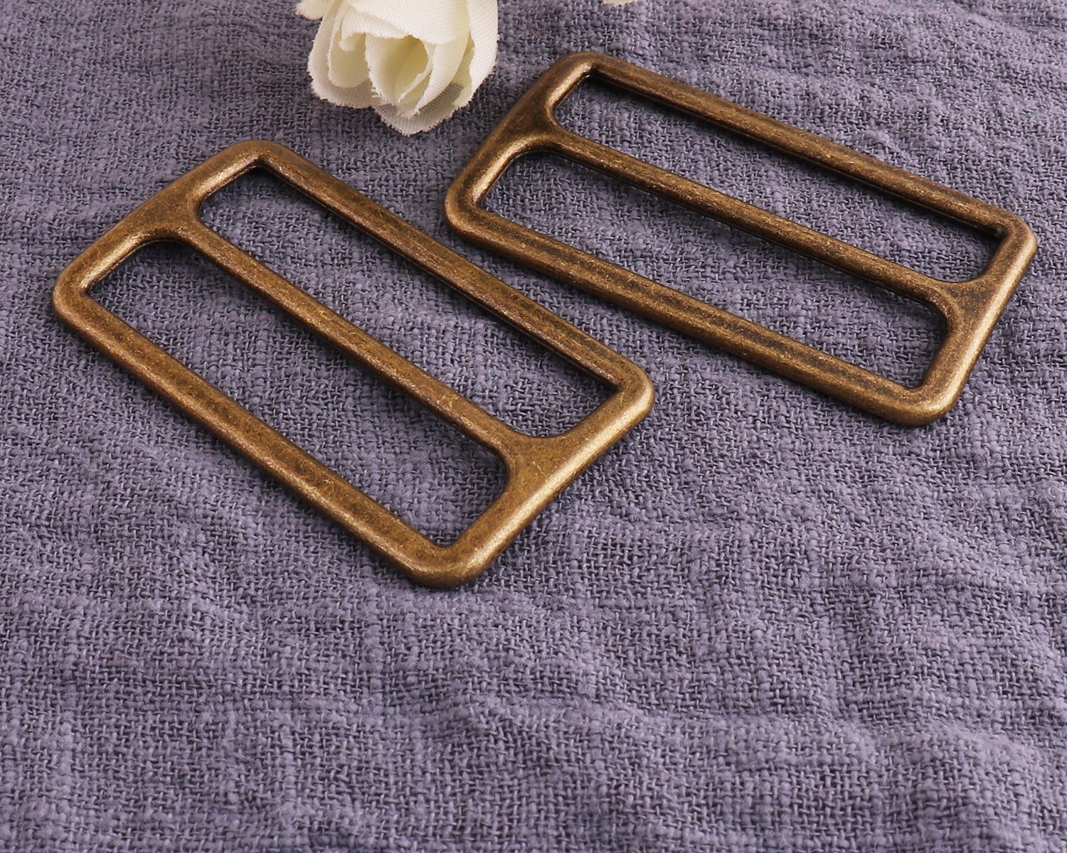 6pcs 50mm Bronze Adjustable Slide Buckle Strap Buckle Strap | Etsy