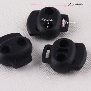 Cord Toggle Lock, Rope Buckle,transparent Cord Toggle Lock,double Hole ...