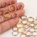 500pcs Split Rings Double Loop Jump Rings,small Split Ring,7mm/8mm/10mm ...