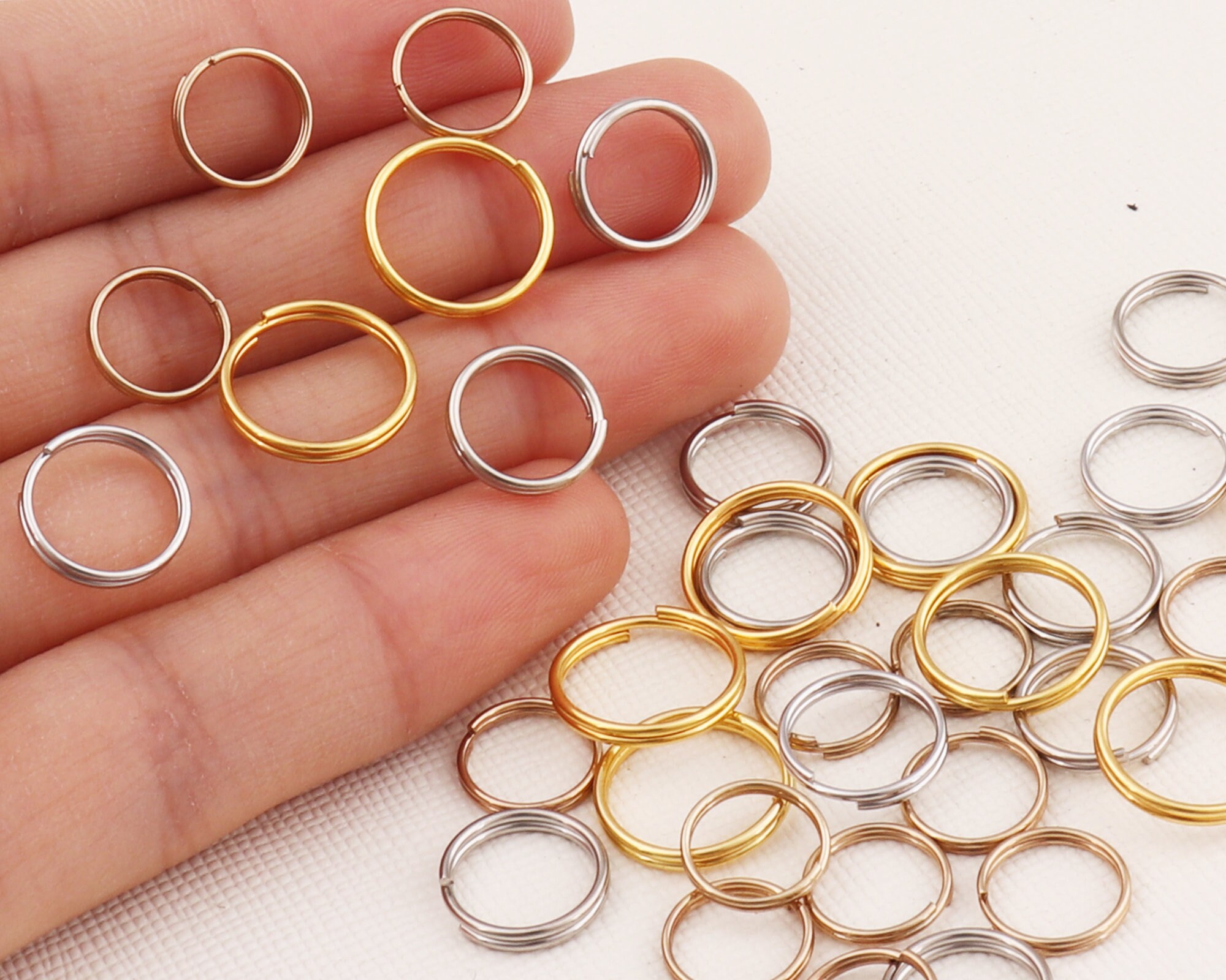 500pcs Split Rings Double Loop Jump Ringssmall Split - Etsy
