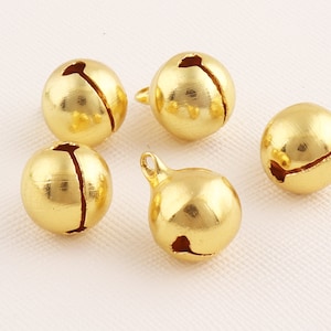 Gold Metal Jingle Bell, 24pcs Christmas Bells, Jewelry Bells, Bell ...