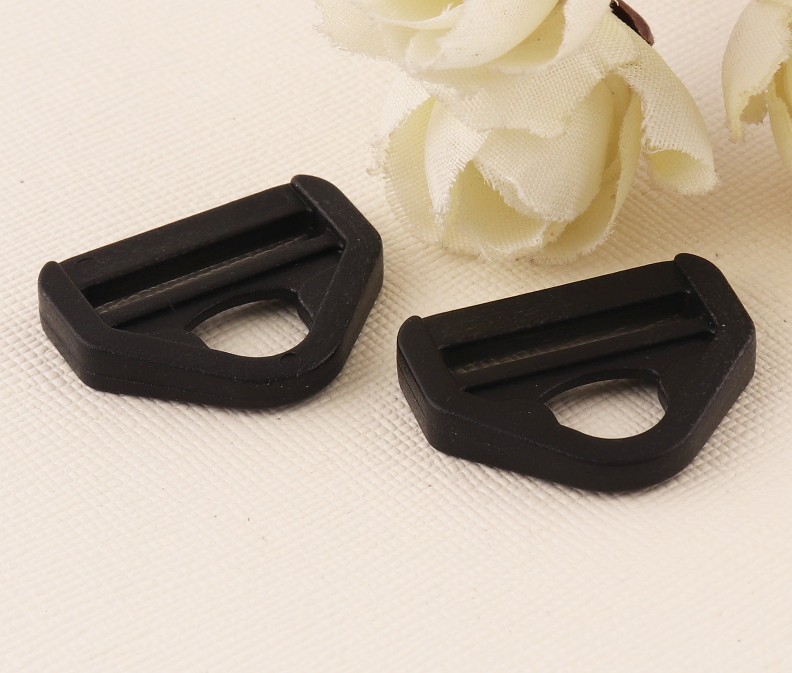 Adjuster Triangle Buckle,black Plastic D Ring,slide Buckle,plastic D ...