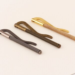 Gunmetal/antique Bronze/gold Wallet Spring, Spring Money Clip Bar for ...