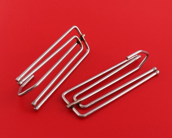 12pcs Metal Pleat Curtain Hooks Silver Curtain fastener Deep | Etsy
