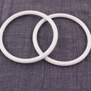 White Round Ring, Purse Ring,50mm Handbag O Ring, 6pcs Strap O Ring ...