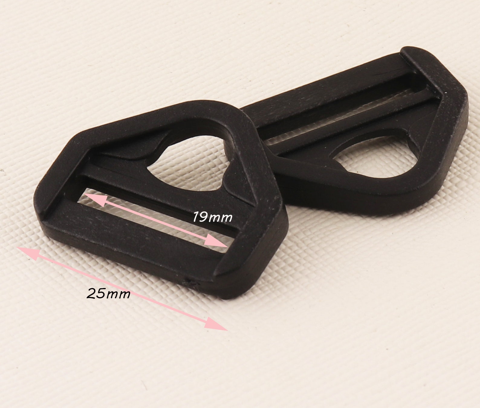 Adjuster Triangle Buckle,black Plastic D Ring,slide Buckle,plastic D ...