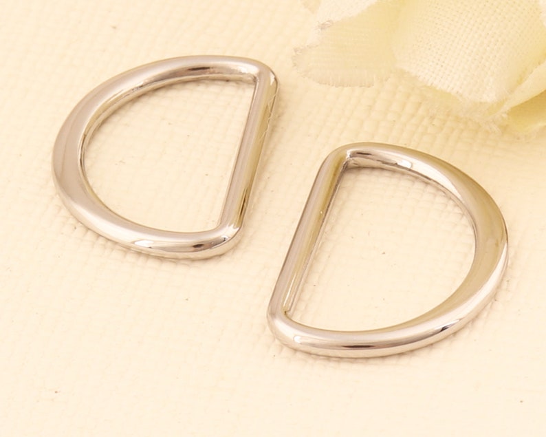 Silver D Ringmetal D Rings Dee Rings Weldedwelded D Rings - Etsy
