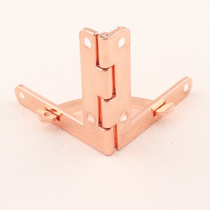 Rose Gold Top Lid Support Hinge ，jewelry Box Hinge,wooden Box Hinges ...