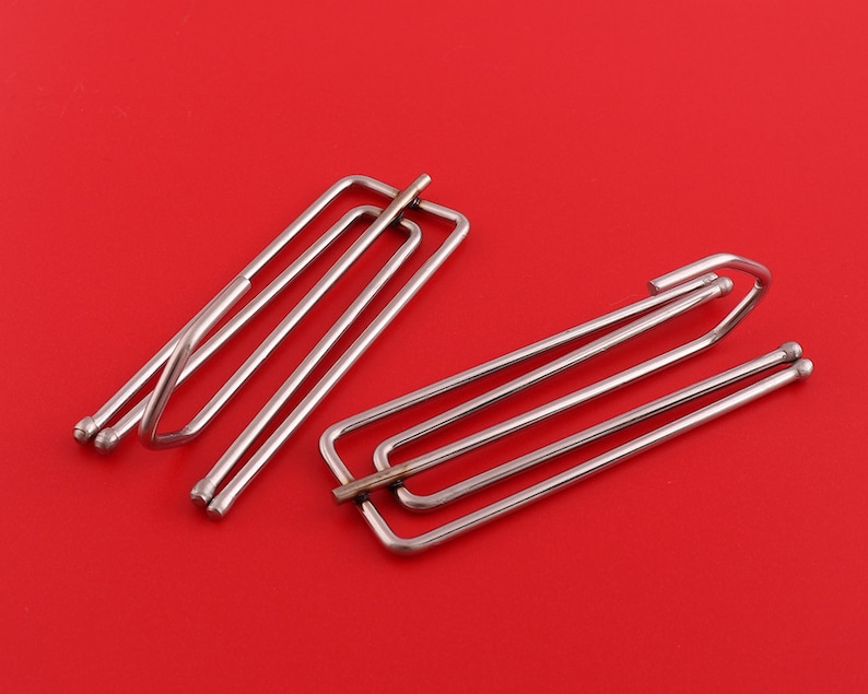 12pcs Metal Pleat Curtain Hooks Silver Curtain fastener Deep | Etsy