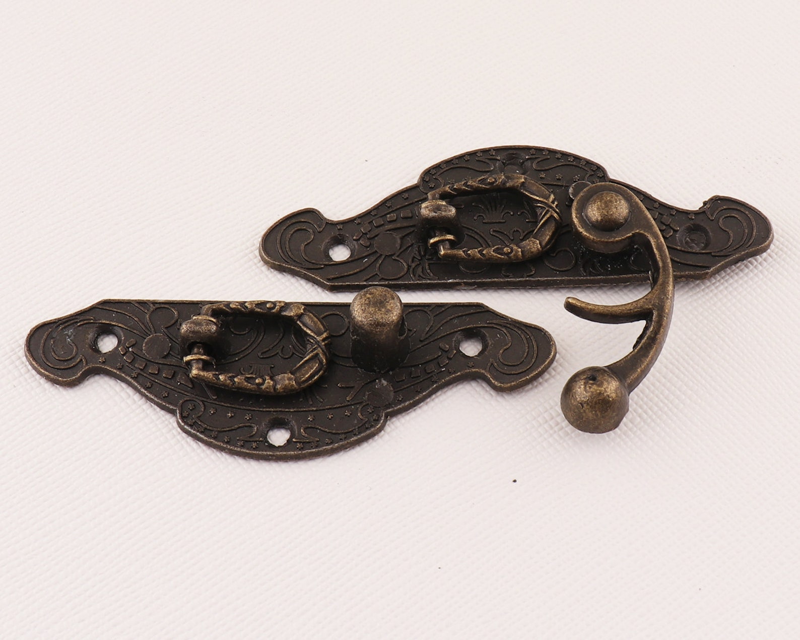 Antique Bronze Latch, 60mm Jewelry Box Lock, 1set Wooden Box Lock ...