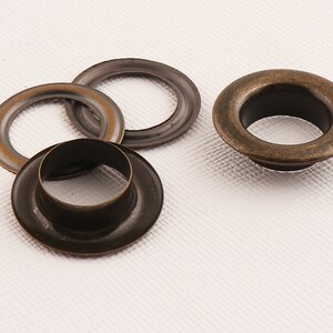 Metal Eyelets, 20mm Bronze Eyelets Grommets With Washers, 20set ...
