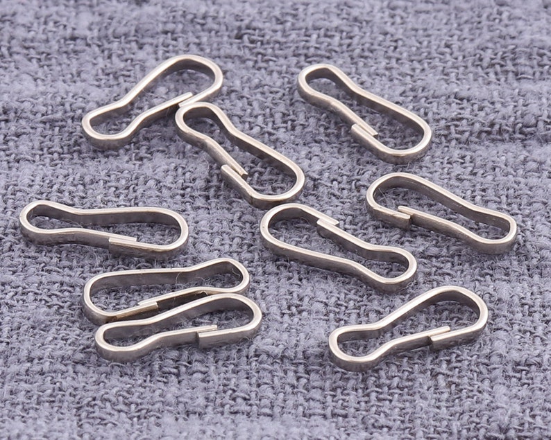 30pcs Silver Lanyard Clip HolderMetal Lanyard HolderLanyard | Etsy