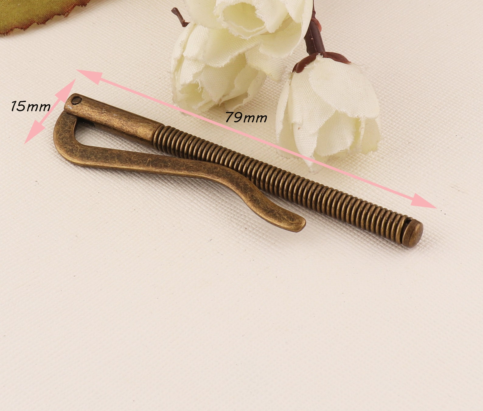 Antique Bronze Wallet Spring, Spring Money Clip Bar for Wallet,spring ...