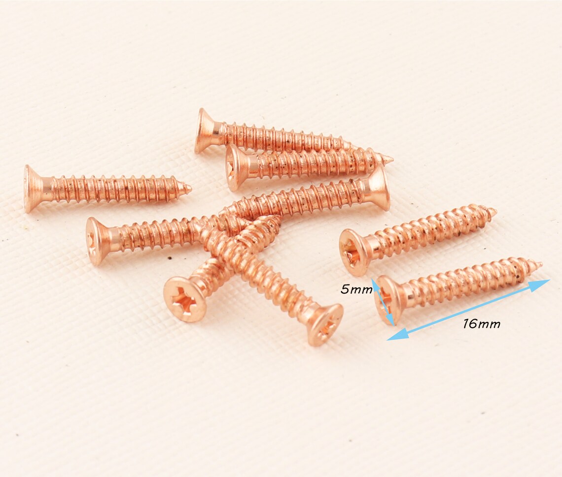 Wood Screwssmall Screwsflat Head Screwsslotted Screws5mm | Etsy