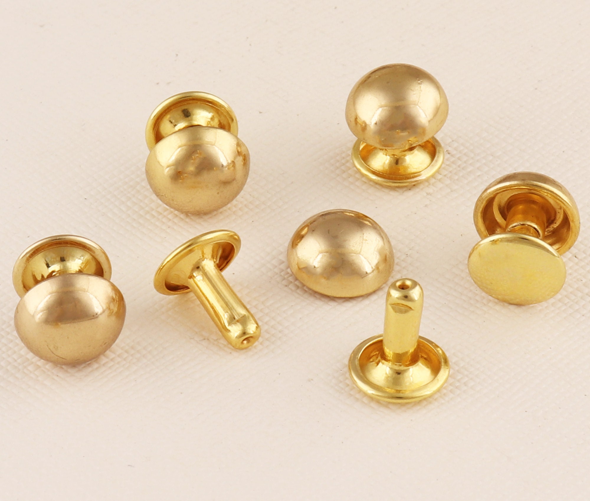 Gold Metal Rivets,rivet Dome Rivets,rivet for Purse,bag Hardware,rivets ...
