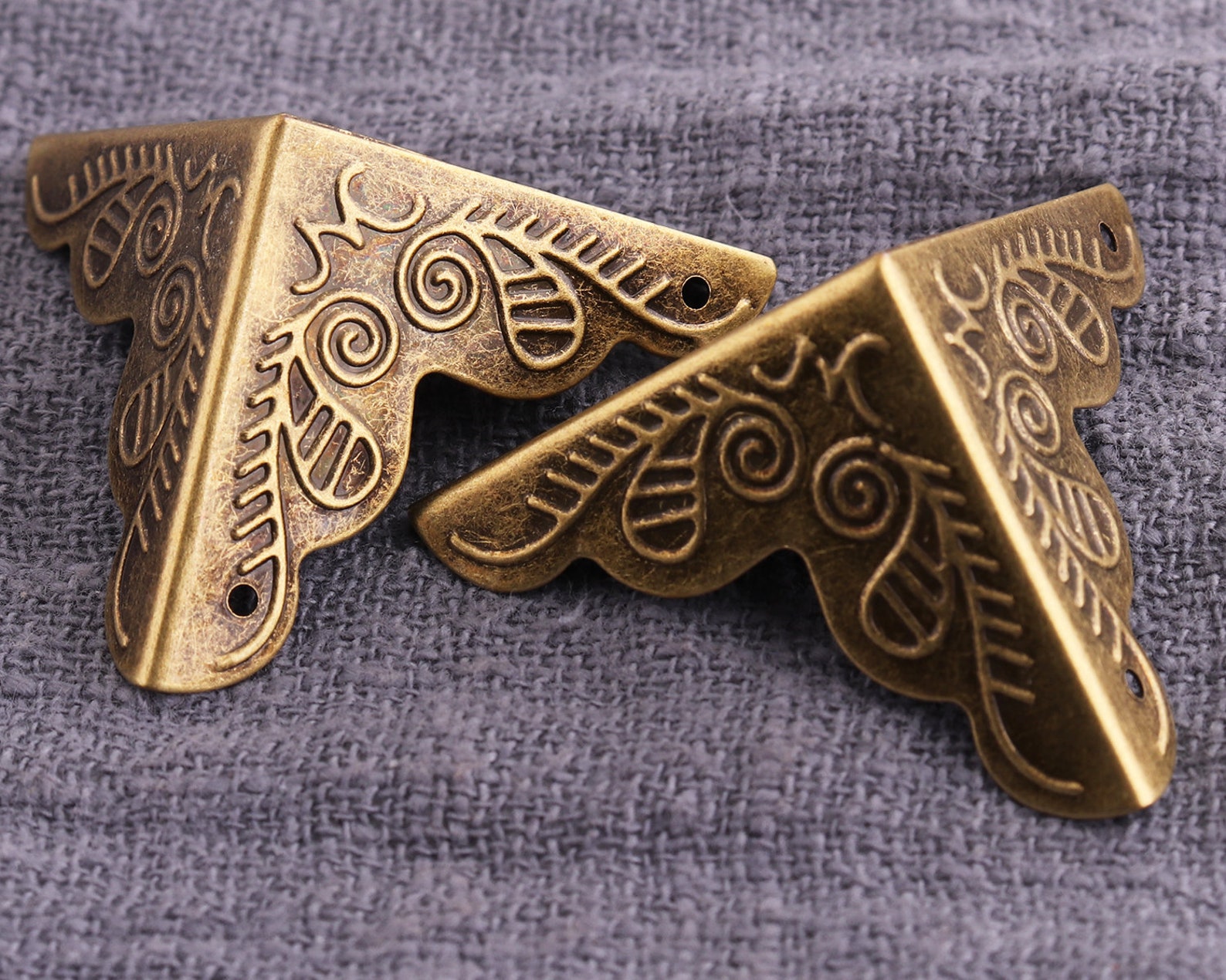 25mm Box Corner Metal Corner Decorative Corner Bronze - Etsy