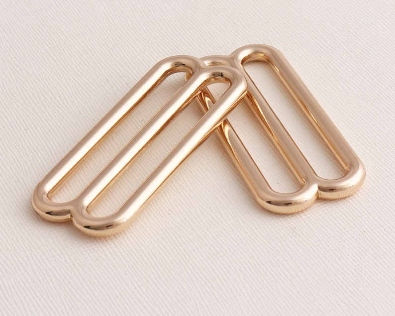 Slide Adjusterslight Gold Metal Slide Strap Adjuster for | Etsy