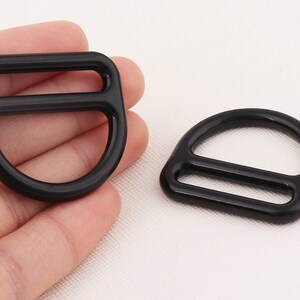 Black D Ring,slide Buckle, D Rings for Bags Strap,adjuster Triangle ...