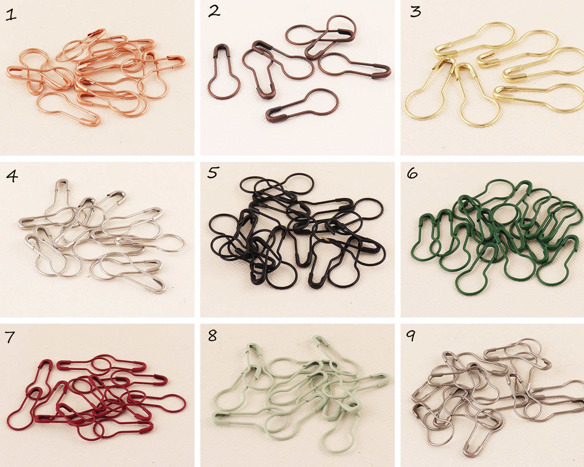 Stitch Marker Pins Decorative Pinsgourd Pin Pear Shaped - Etsy