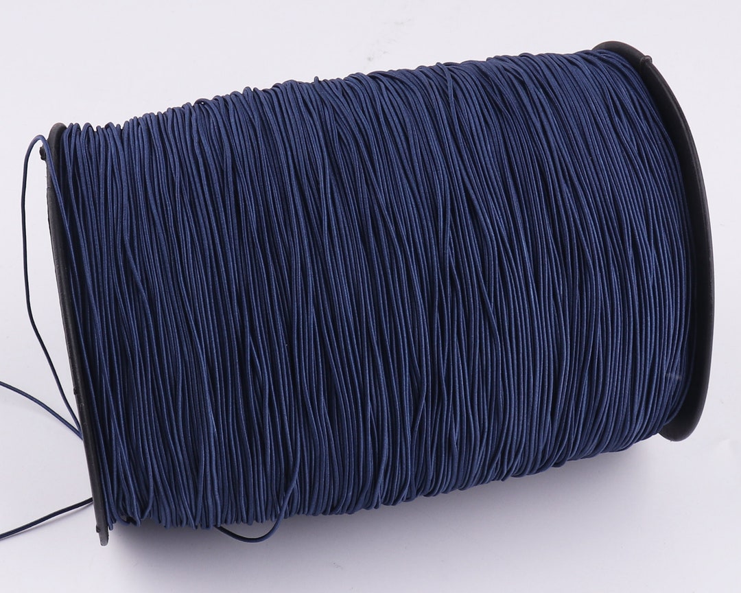 30yards 1mm Elastic Mask Strap White Earloop Cord Ear Tie Rope Handmade ...