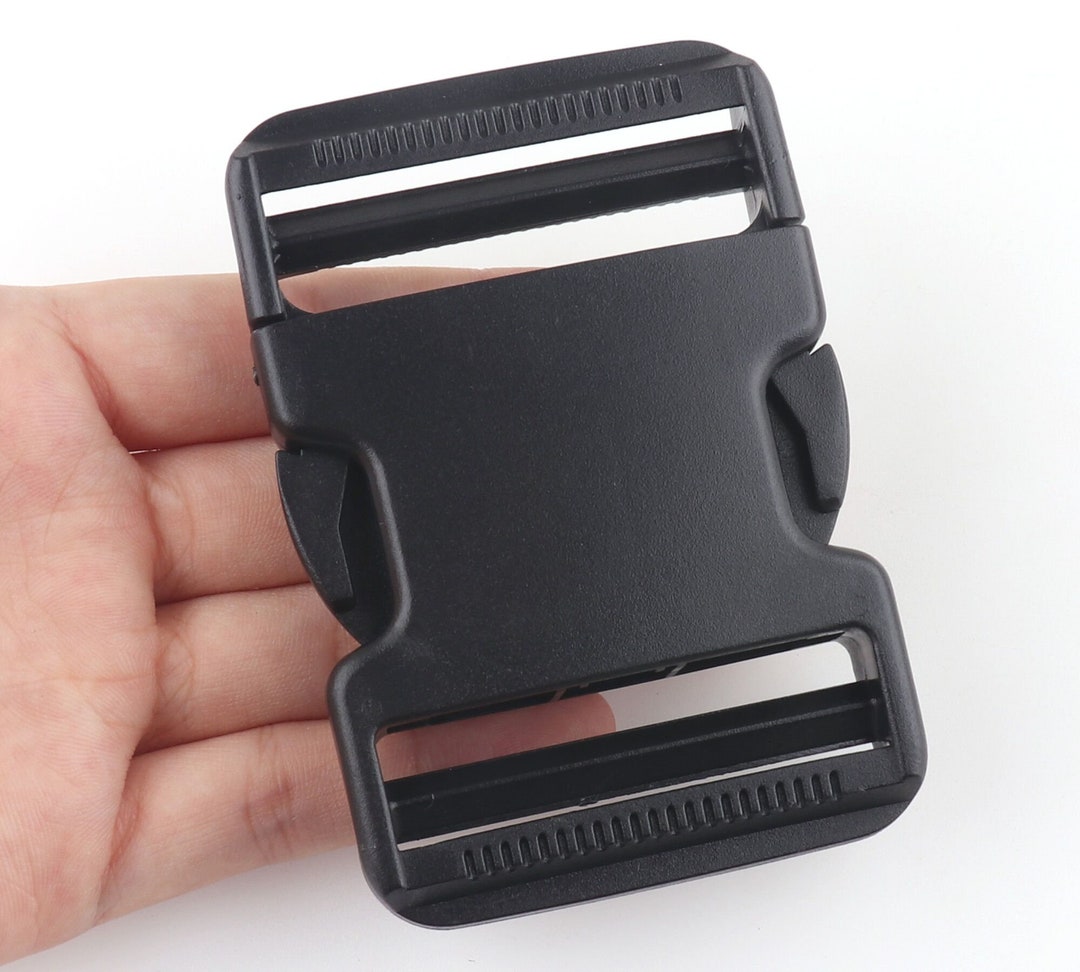 Locking Side Release Buckle,bag Buckles,black Plastic Buckle,large ...
