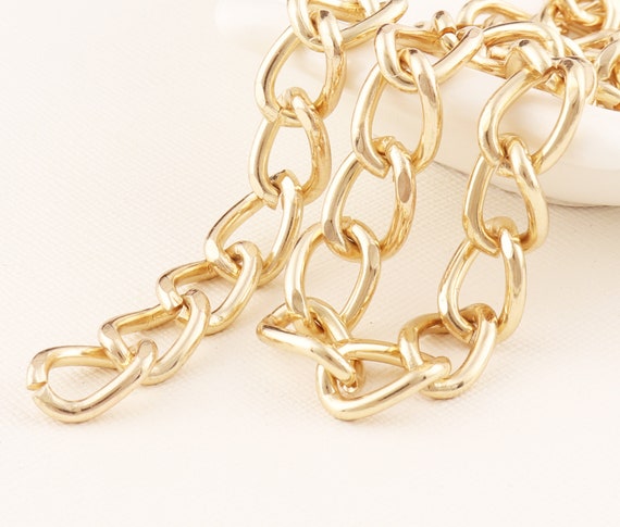Light Gold Purse Chain Strapbag Chainreplacement Chainheavy - Etsy