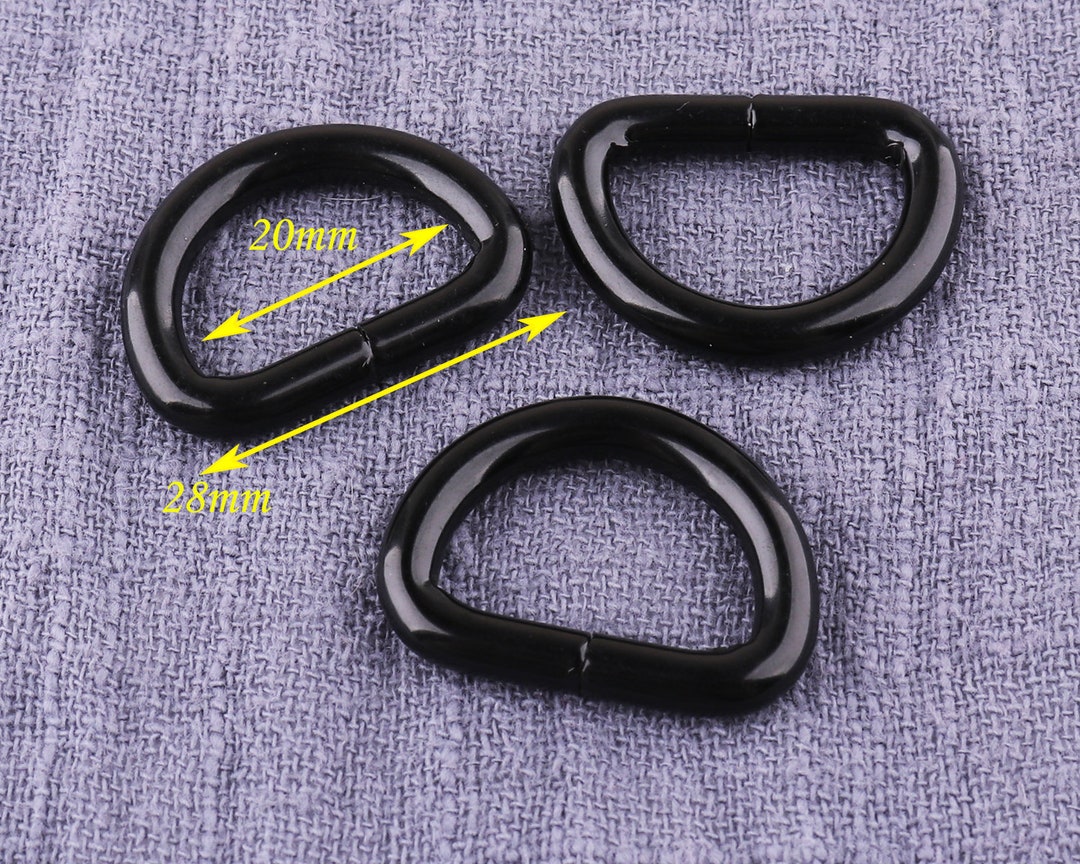 20mm D Rings, 10pcs Metal D Rings, Jump Ring , Purse Ring，strap D Ring ...